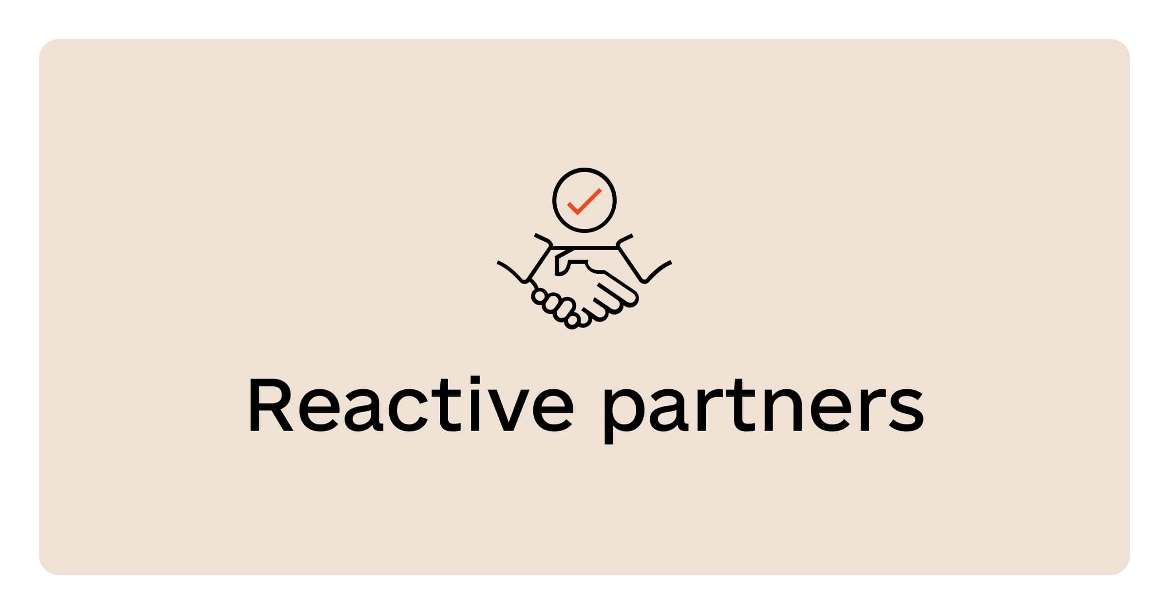 Reactive partners | Reactive Post
