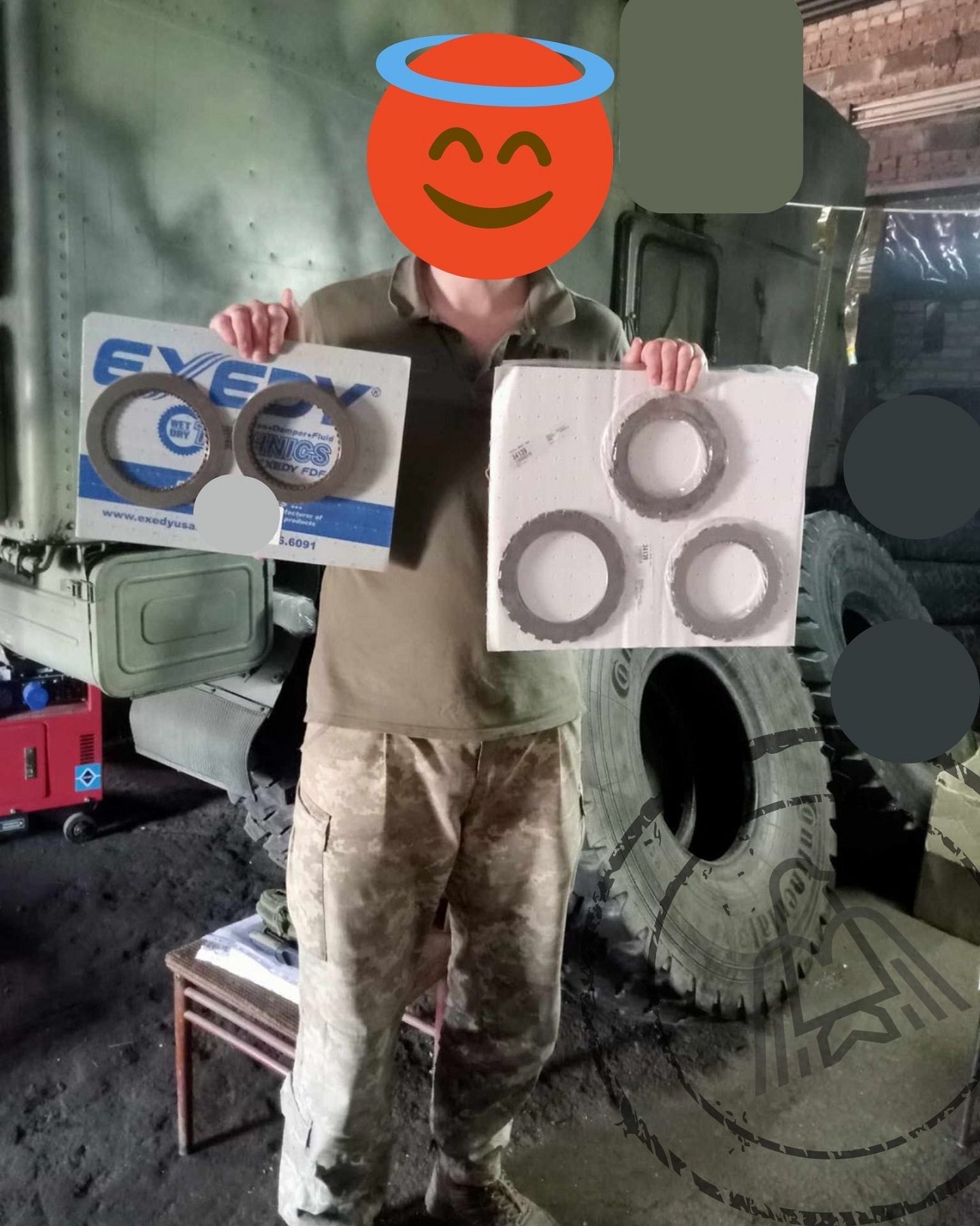 Repair kit for HMMWV | Reactive post