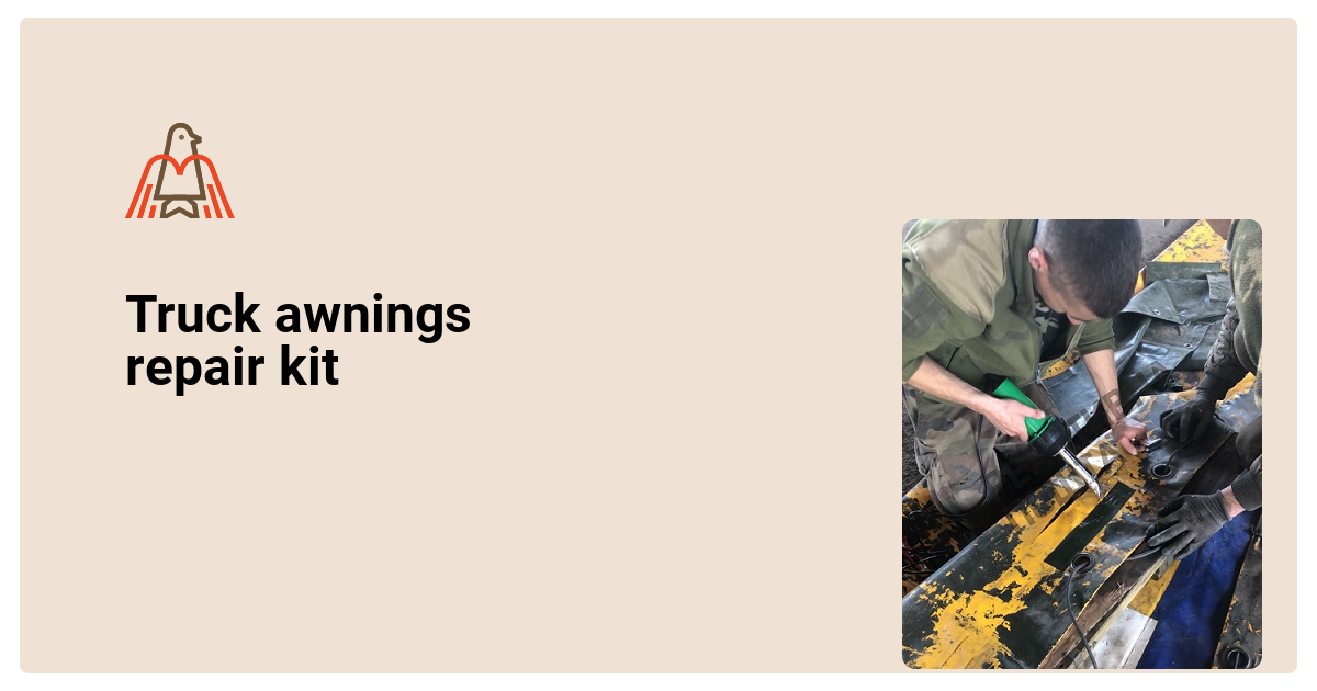 Truck awnings repair kit | Reactive post